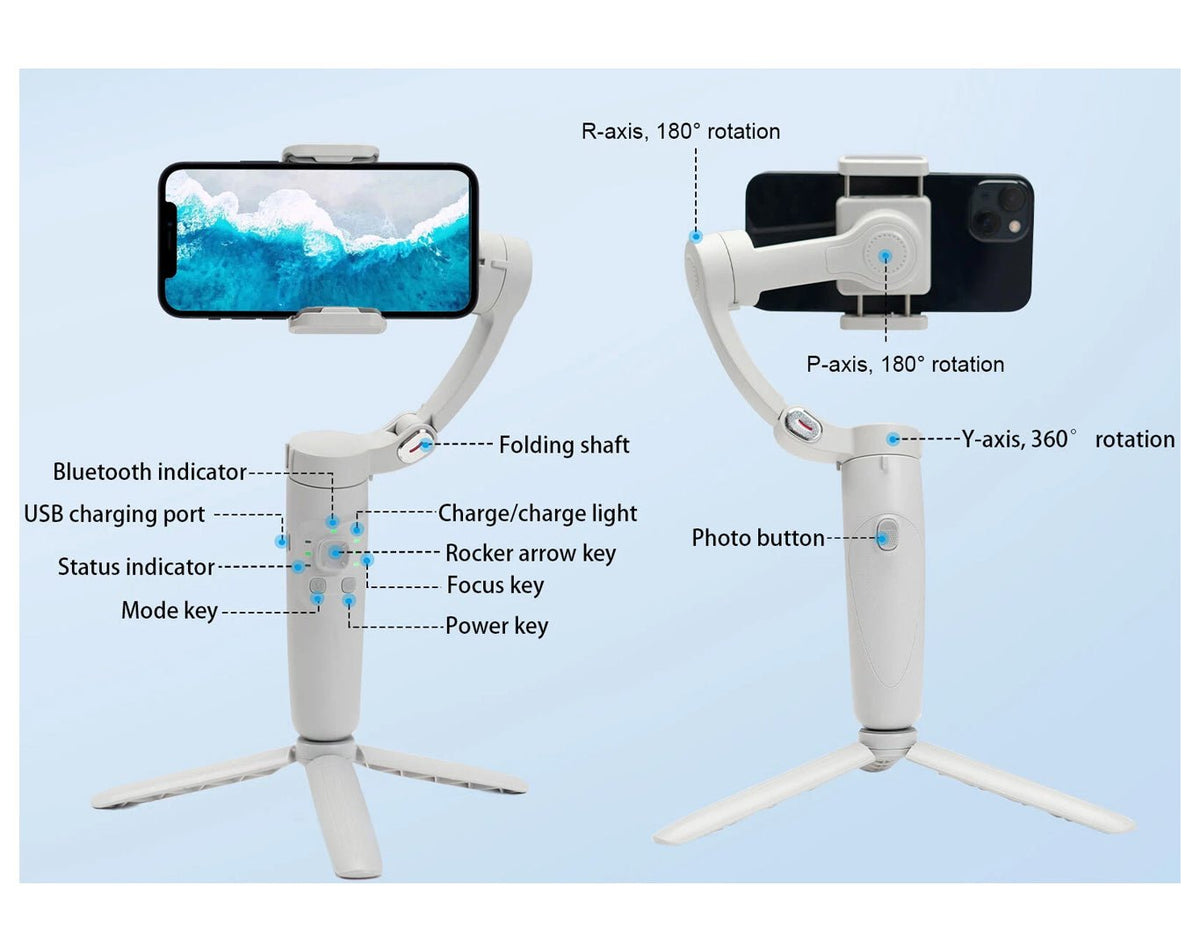 Handheld Phone Stabiliser 3-Axis Gimbal M1 – Precision Audio Wholesale